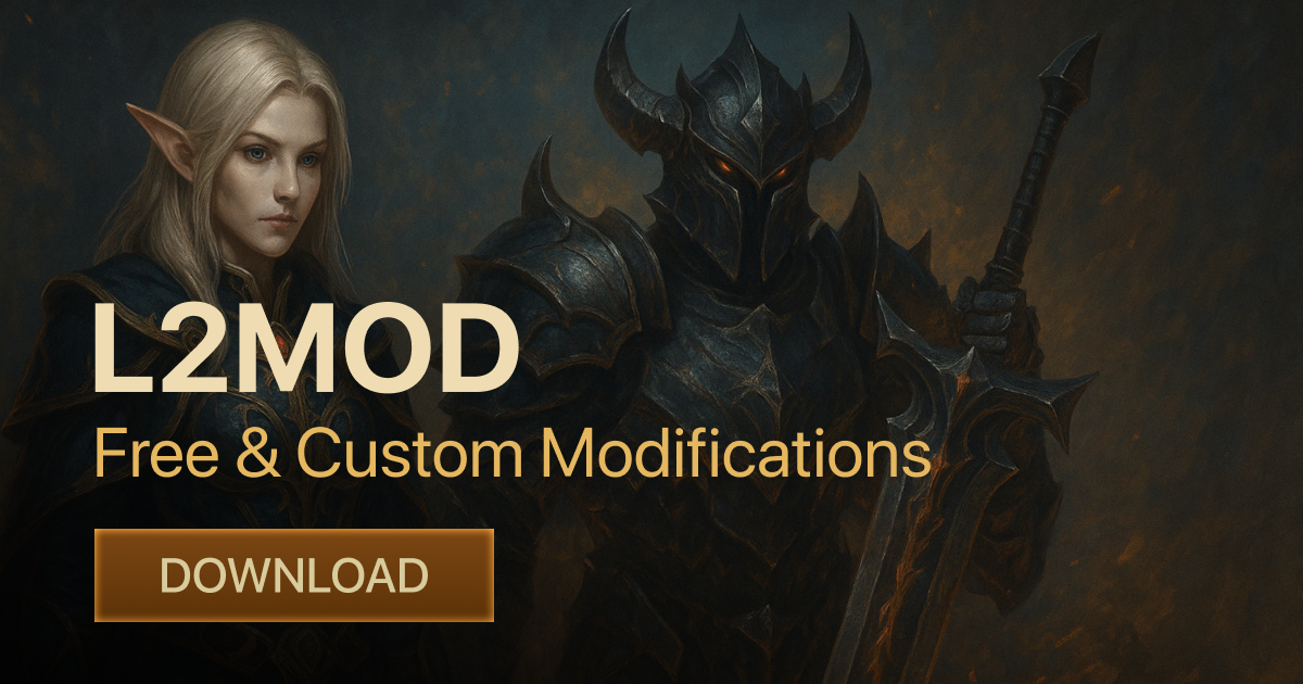 Lineage 2 Mods Gallery — Custom Skins, Cloaks & Weapons | L2MOD